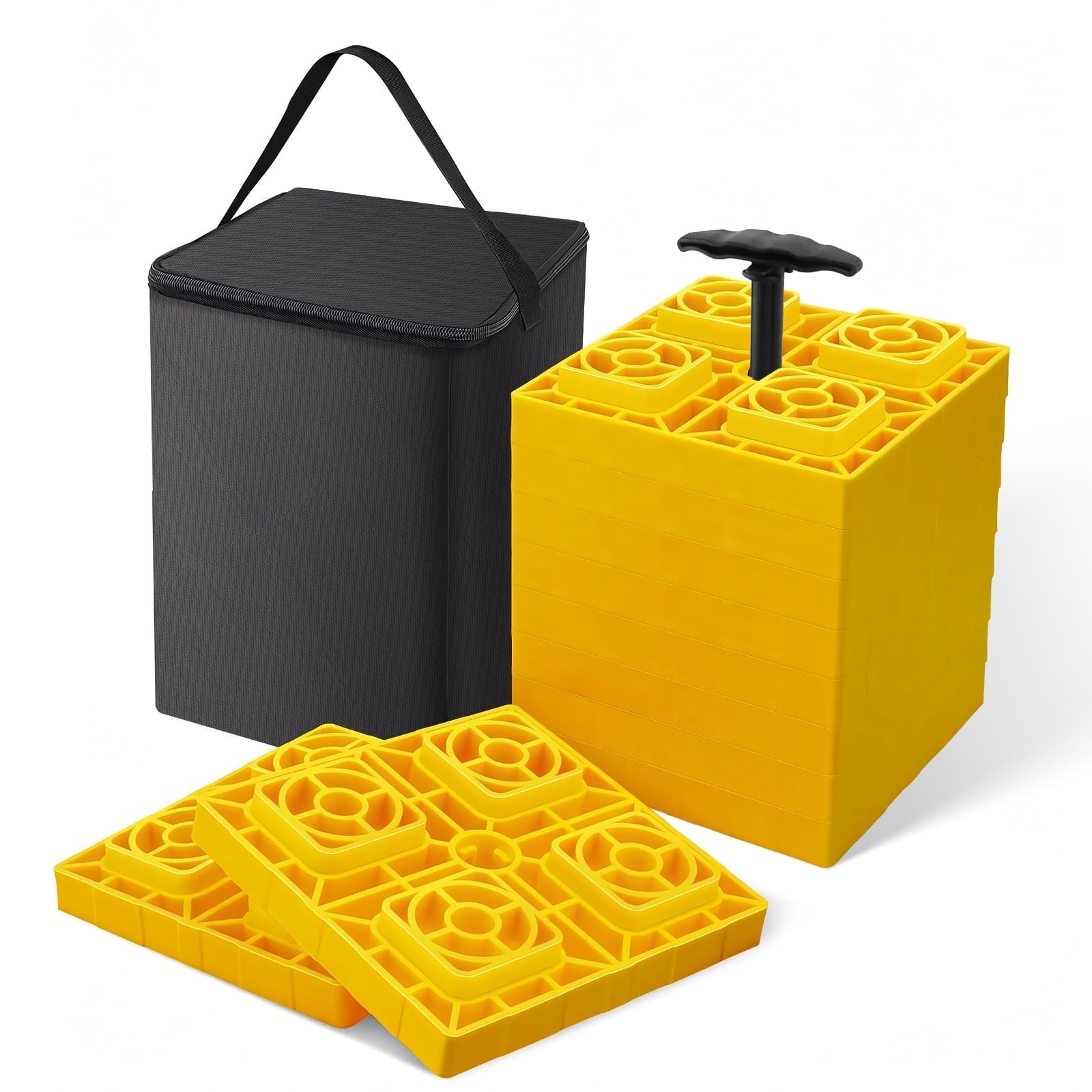 Aiqeek RV/Camper Leveling blocks, 10 Packs Rv Accessories-Interlockin ...
